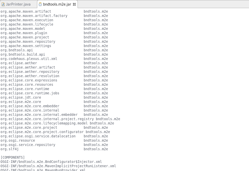 [viewer] Enhance the Print page of the Jar viewer · Issue #3866 · bndtools/bnd · GitHub