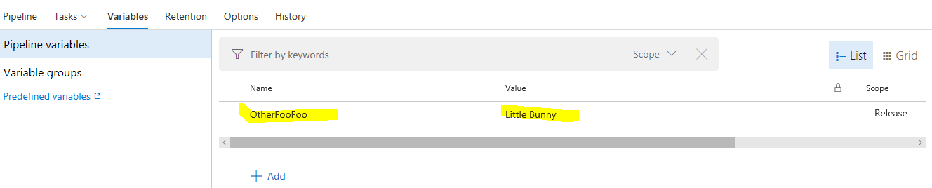 Powershell Script V2 Task Group Parameter Is Not Being Converted To Environment Variable
