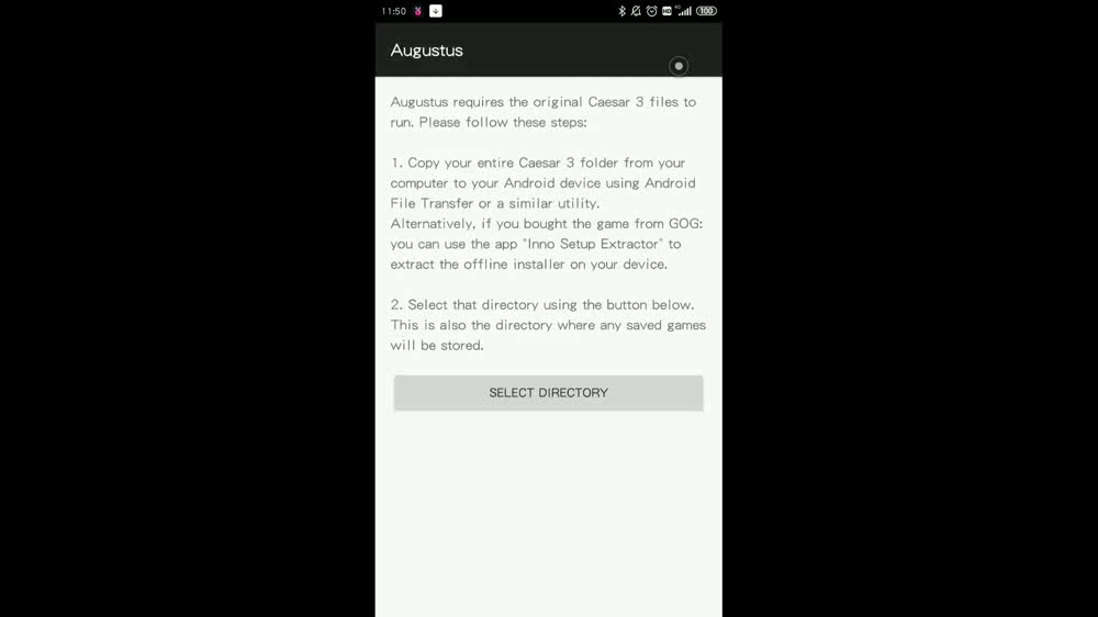 android select directory button doesn't work · Issue #457 · Keriew/augustus · GitHub