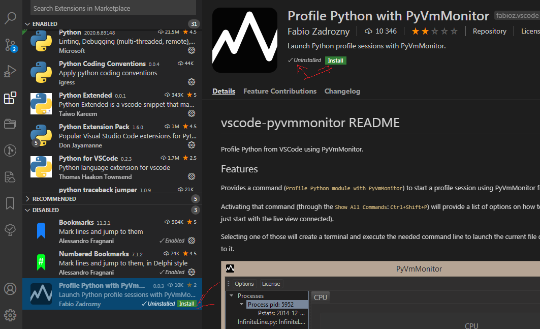 Vsc Not Refreshing Disabled Extensions As Enabled · Issue 100956 · Microsoftvscode · Github