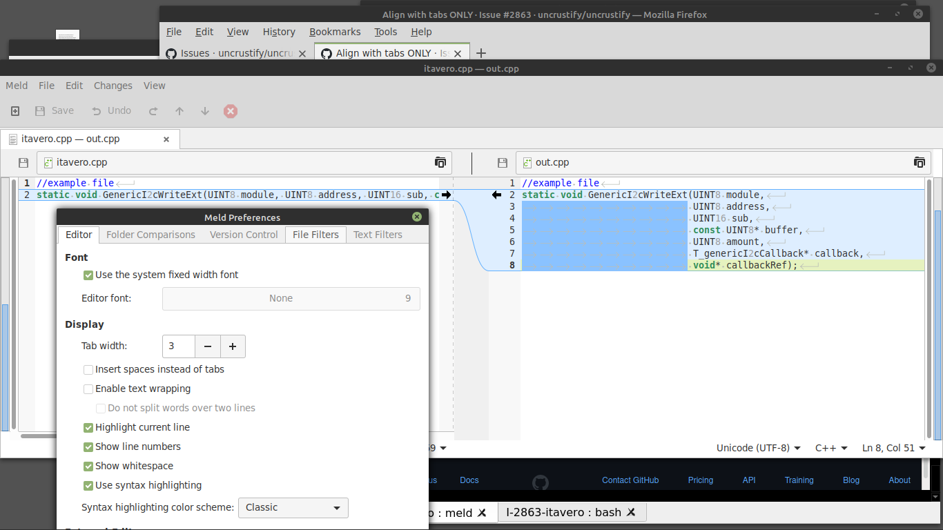 Align with tabs ONLY · Issue #2863 · uncrustify/uncrustify · GitHub