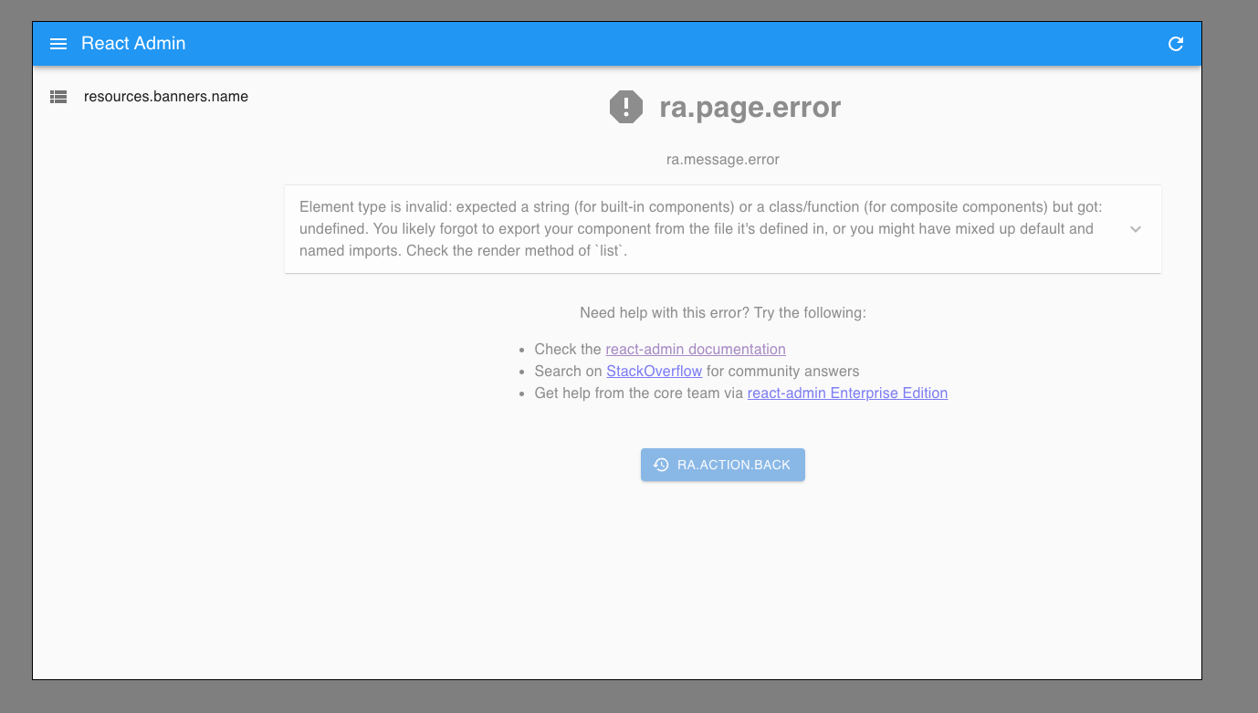 InfiniteList causes multiple errors in Storybook · Issue #8873 · marmelab/react-admin · GitHub