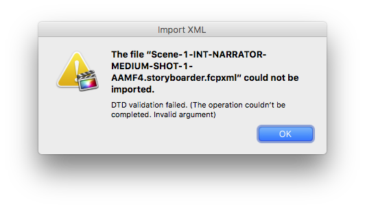 Import to FCPX - DTD Validation fails · Issue #619 · wonderunit/storyboarder · GitHub