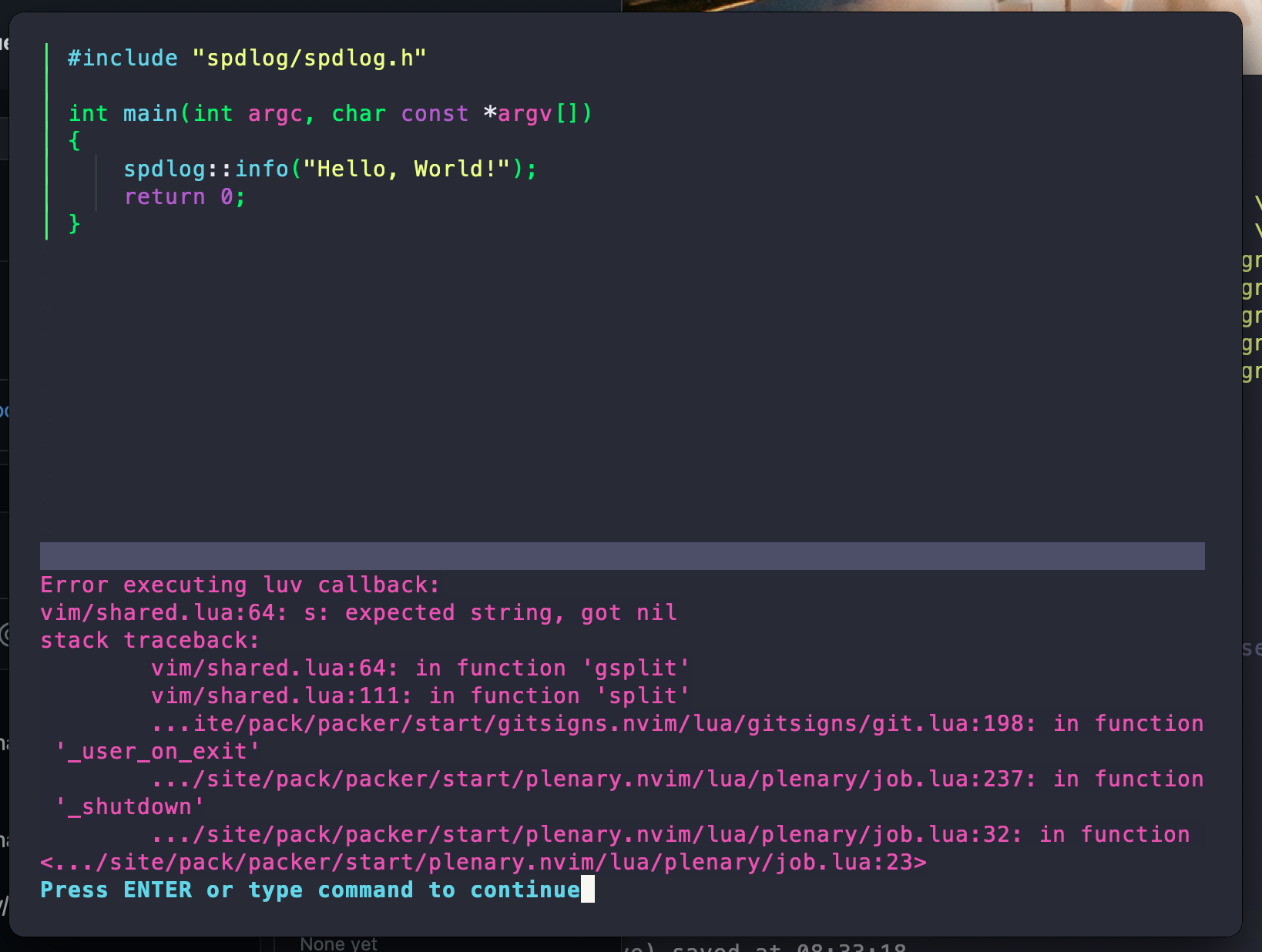 current_line_blame errors on untracked files · Issue #123 · lewis6991/gitsigns.nvim · GitHub