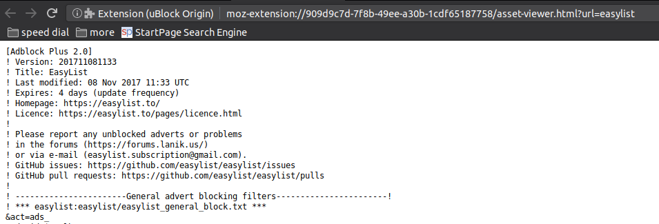 easylist does not update · Issue #3294 · gorhill/uBlock · GitHub