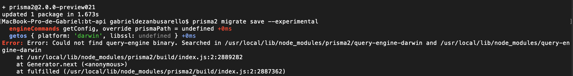 Error on migrate up a migration · Issue #277 · prisma/migrate · GitHub