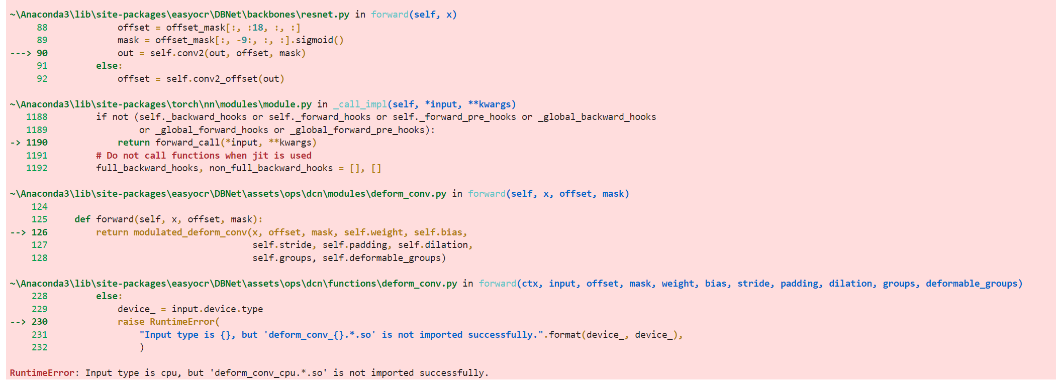 When I use DBnet, and set like guide, it pop up error. · Issue #891 · JaidedAI/EasyOCR · GitHub