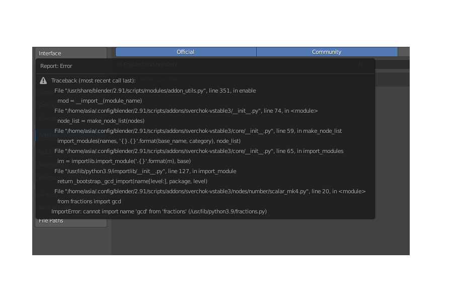 ImportError: cannot import name 'gcd' from 'fractions' (/usr/lib/python3.9/fractions.py) · Issue ...