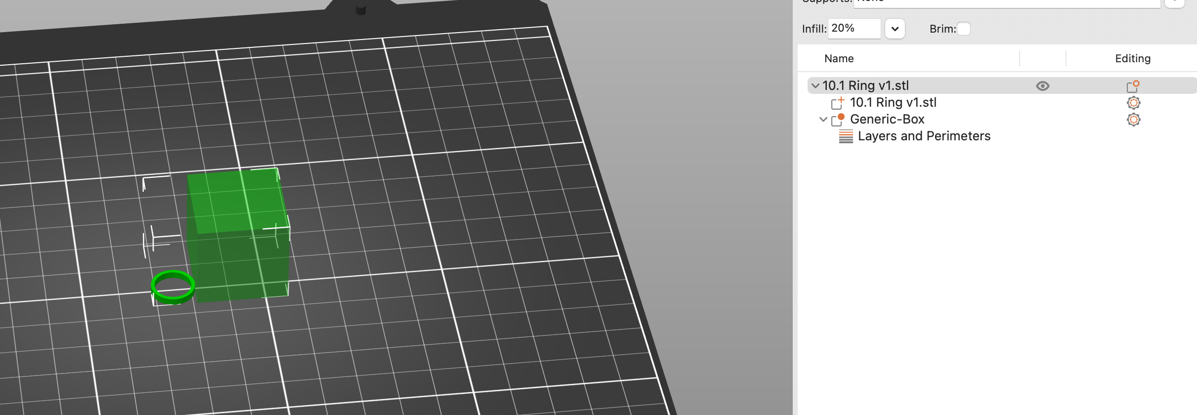 Fix and add a visibility option for all list items (STL's, modifiers, options) on the plater ...
