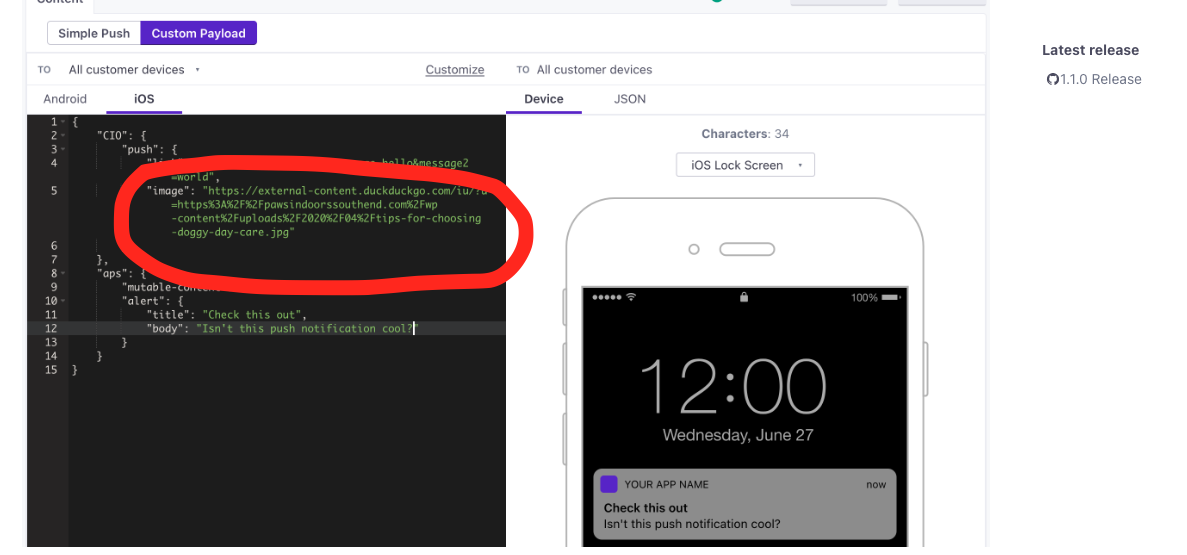 Rich Push Notifications Not Working With Fcm · Issue 159 · Customeriocustomerio Ios · Github