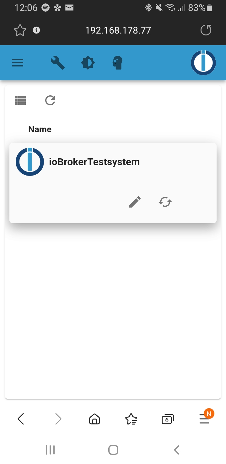 No Host information in mobile view · Issue #802 · ioBroker/ioBroker.admin · GitHub