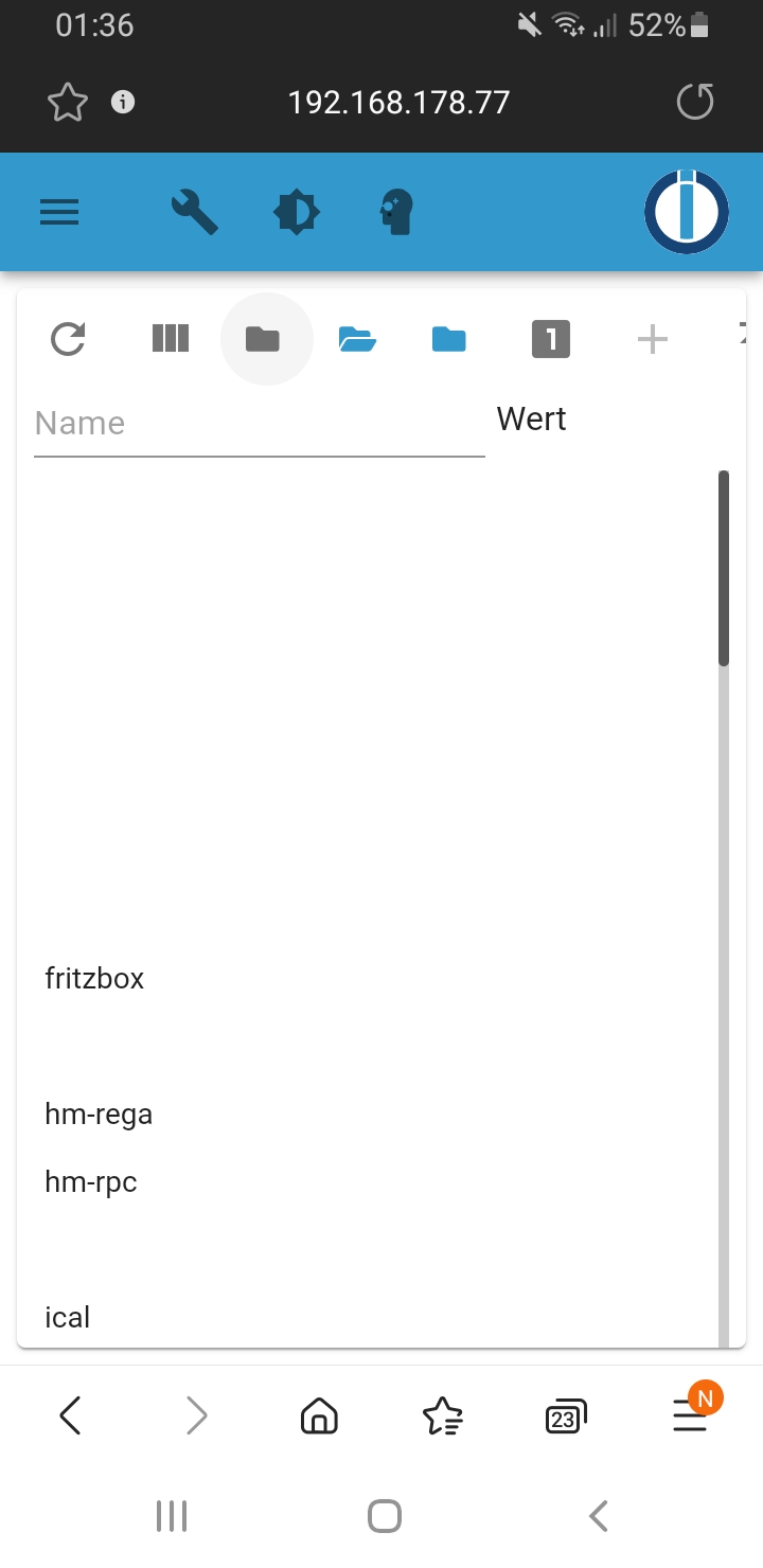 Object Menu incomplete in mobile view · Issue #843 · ioBroker/ioBroker.admin · GitHub