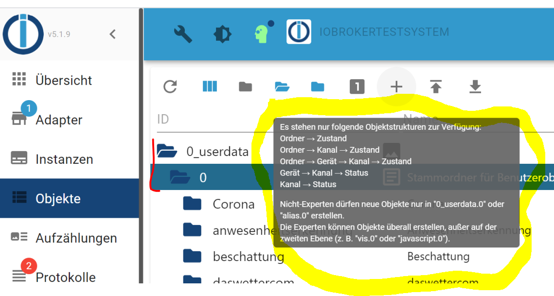 admin 5.1.9 can not create a datapoint · Issue #991 · ioBroker/ioBroker.admin · GitHub