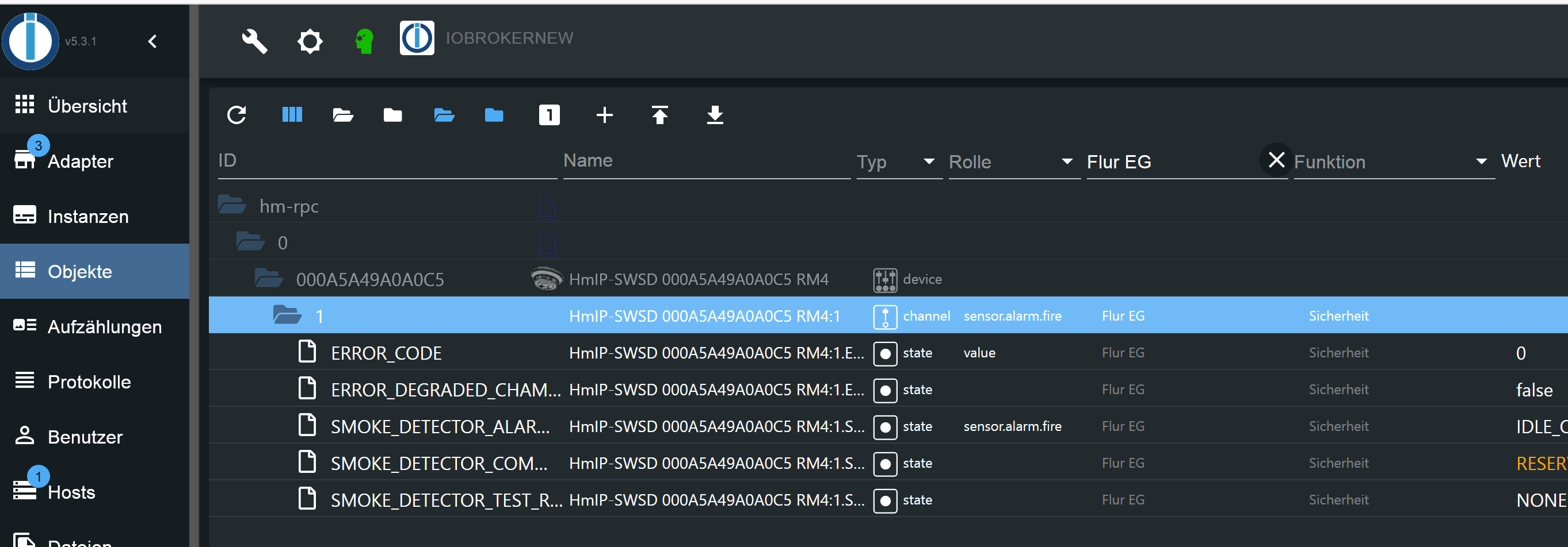 Selektion von Objekteigenschaften · Issue #1149 · ioBroker/ioBroker.admin · GitHub