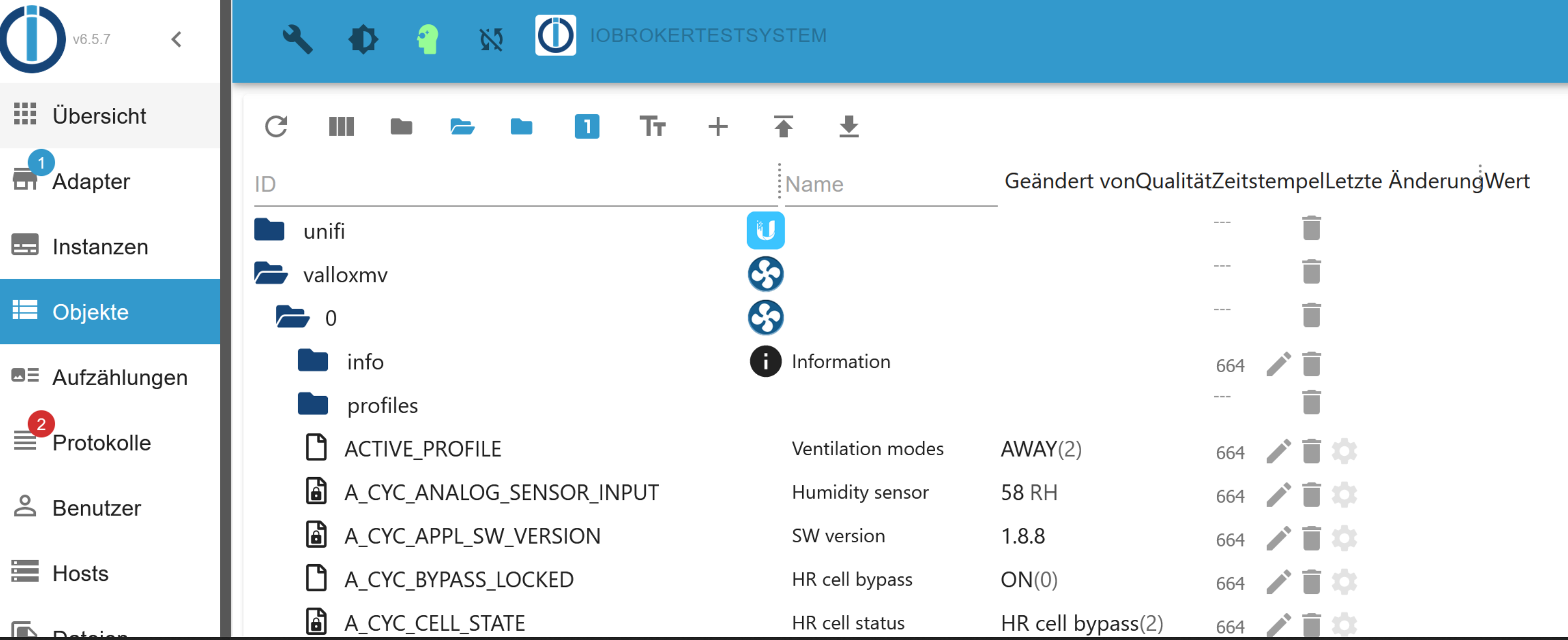 Coloums And Values Are Broken After Enabling Statusansicht Umschalten In Object Menu · Issue 