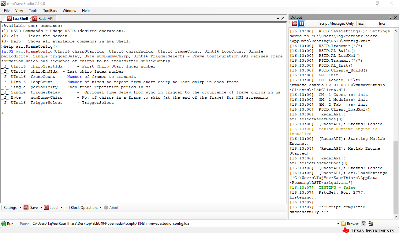 invalid arguments to method call · Issue #8 · PreSenseRadar/OpenRadar · GitHub