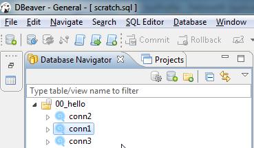 Move items in Database Navigator up and down · Issue #2072 · dbeaver ...