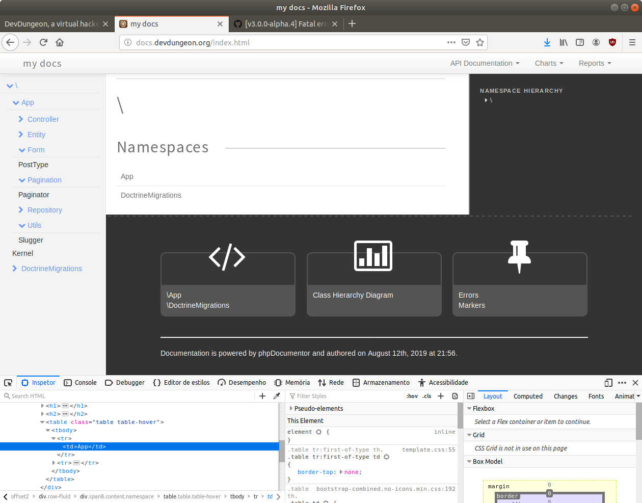 [v3.0.0-alpha.4] Fatal error: class not found · Issue #2111 · phpDocumentor/phpDocumentor · GitHub