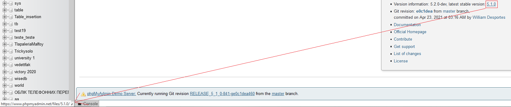 Links not passing through url.php · Issue #16845 · phpmyadmin/phpmyadmin · GitHub