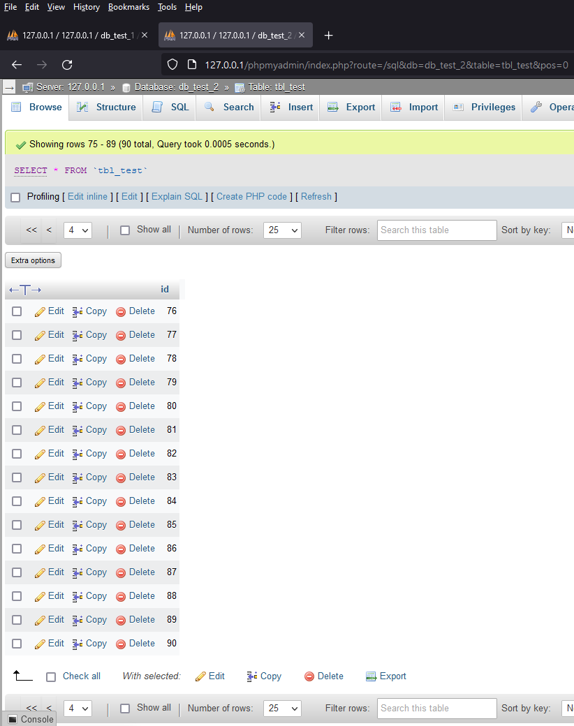 Pagination Doesn T Work As Expected For Identical Table Names In