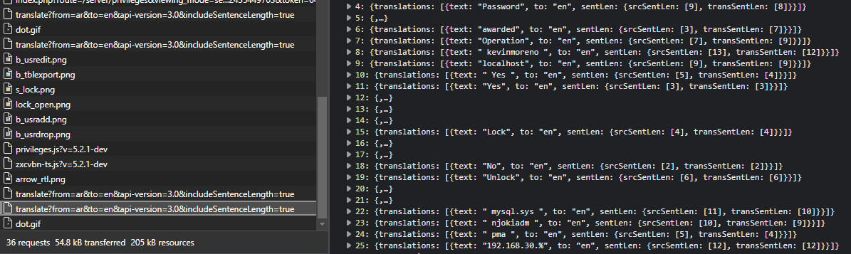 Disable translate options on Edge/Chrome browsers · Issue #17652 · phpmyadmin/phpmyadmin · GitHub