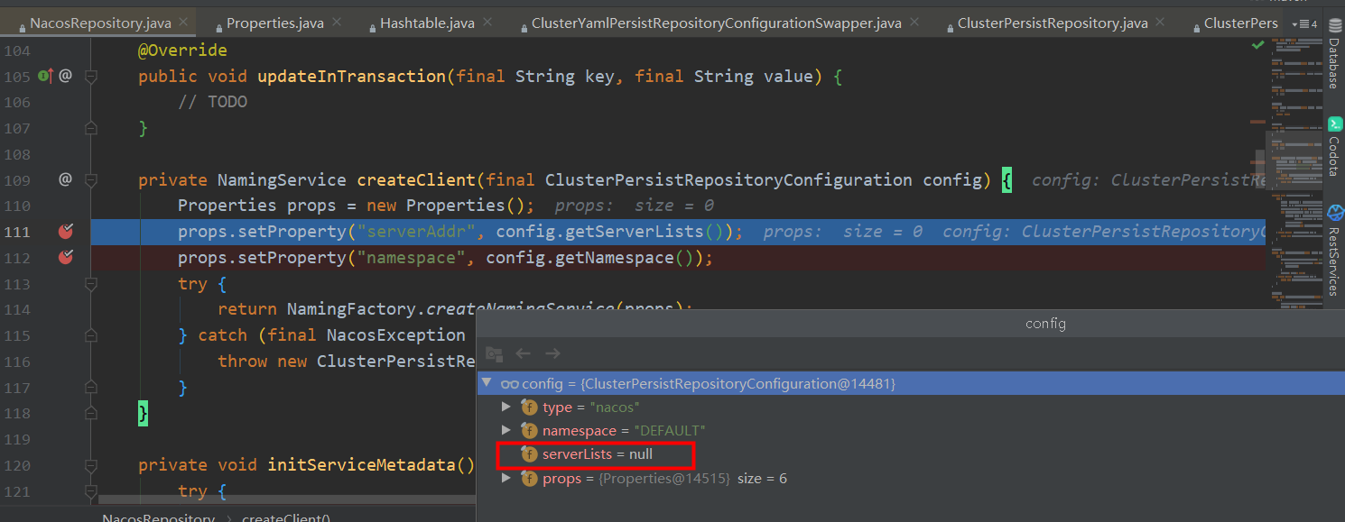 get exception when using nacos · Issue #24966 · apache/shardingsphere · GitHub