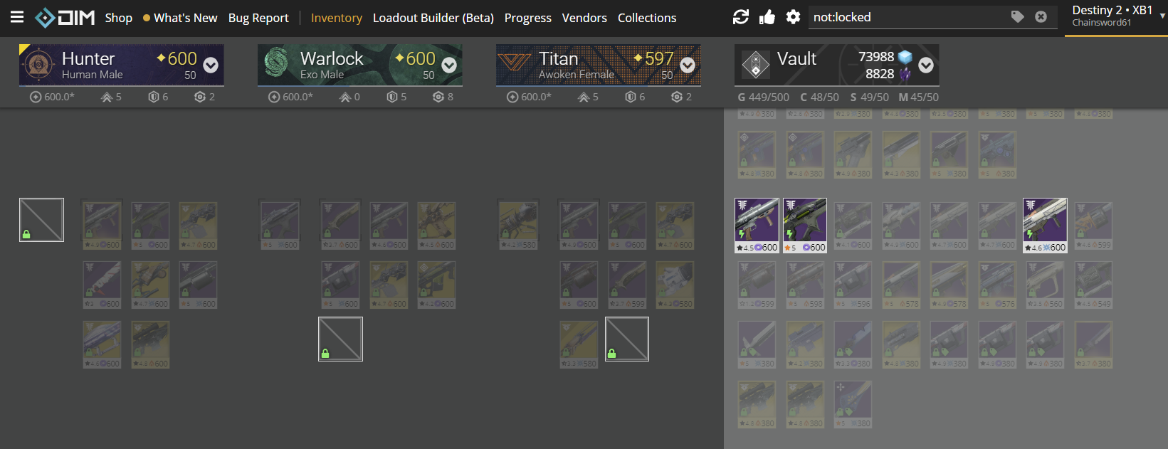 Classified item overlay tag status and filter response is inconsistent ...