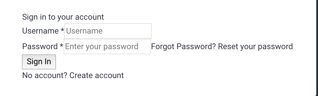 Amplify Authenticator Hide Does Not Work In Case Of Angular Ui · Issue 2995 · Aws Amplify