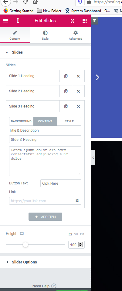 Additional buttons for Elementor slide · Issue #10644 · elementor/elementor · GitHub