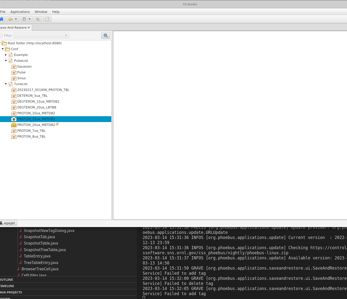 Save and restore : can't add/delete golden tag · Issue #2586 · ControlSystemStudio/phoebus · GitHub