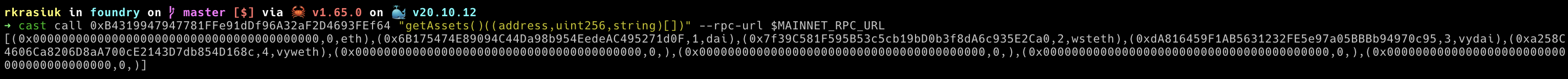 Decoding Array Of Structs When Calling A Function With Fails · Issue 3689 · Foundry Rsfoundry