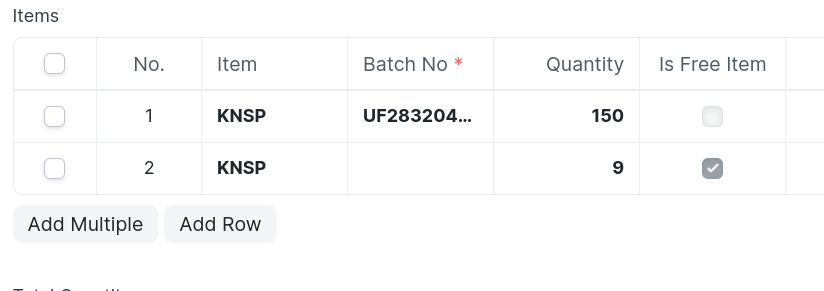 Batch number isn't autofilled when a free item is added automatically ... Batch number isn't autofilled when a free item is added automatically ...