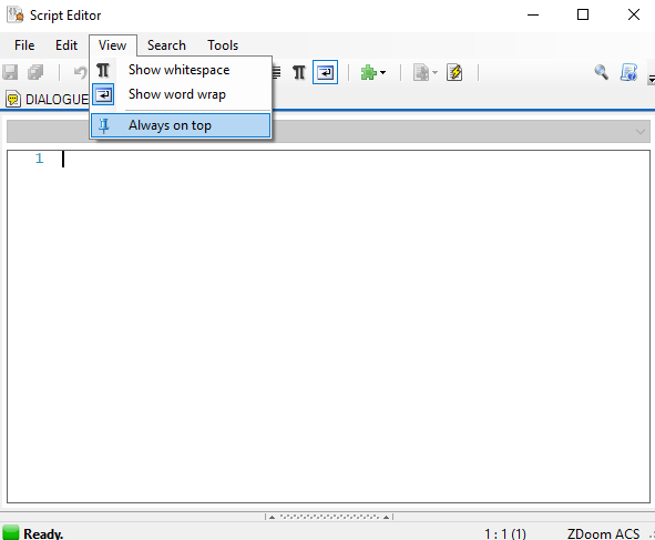 Script Editor Window Priority · Issue #414 · UltimateDoomBuilder/UltimateDoomBuilder · GitHub
