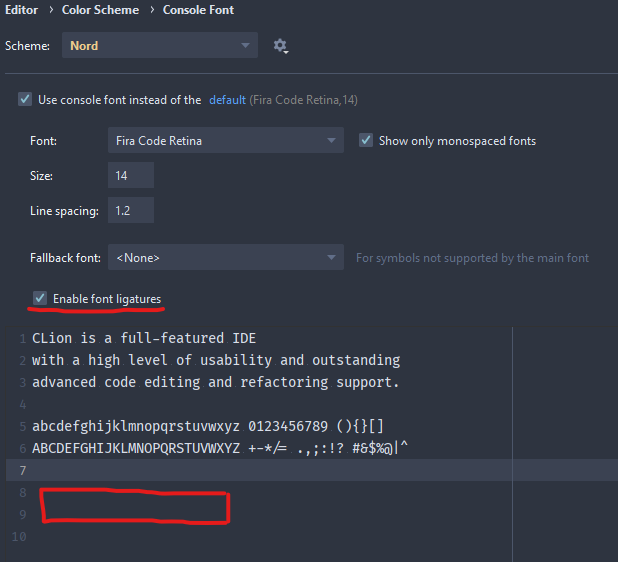 Font's not working inside JetBrains terminal(WSL) · Issue #882 · tonsky/FiraCode · GitHub