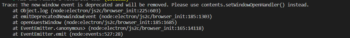 Fix electron deprecated new-window event · Issue #24775 · cypress-io/cypress · GitHub