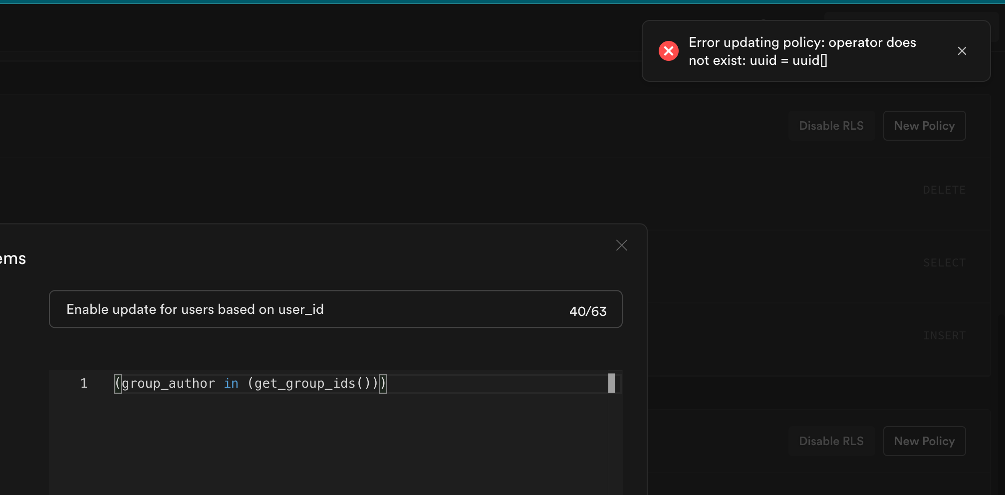 Uuid In Uuid[] Does Not Exist · Supabase · Discussion 4911 · Github