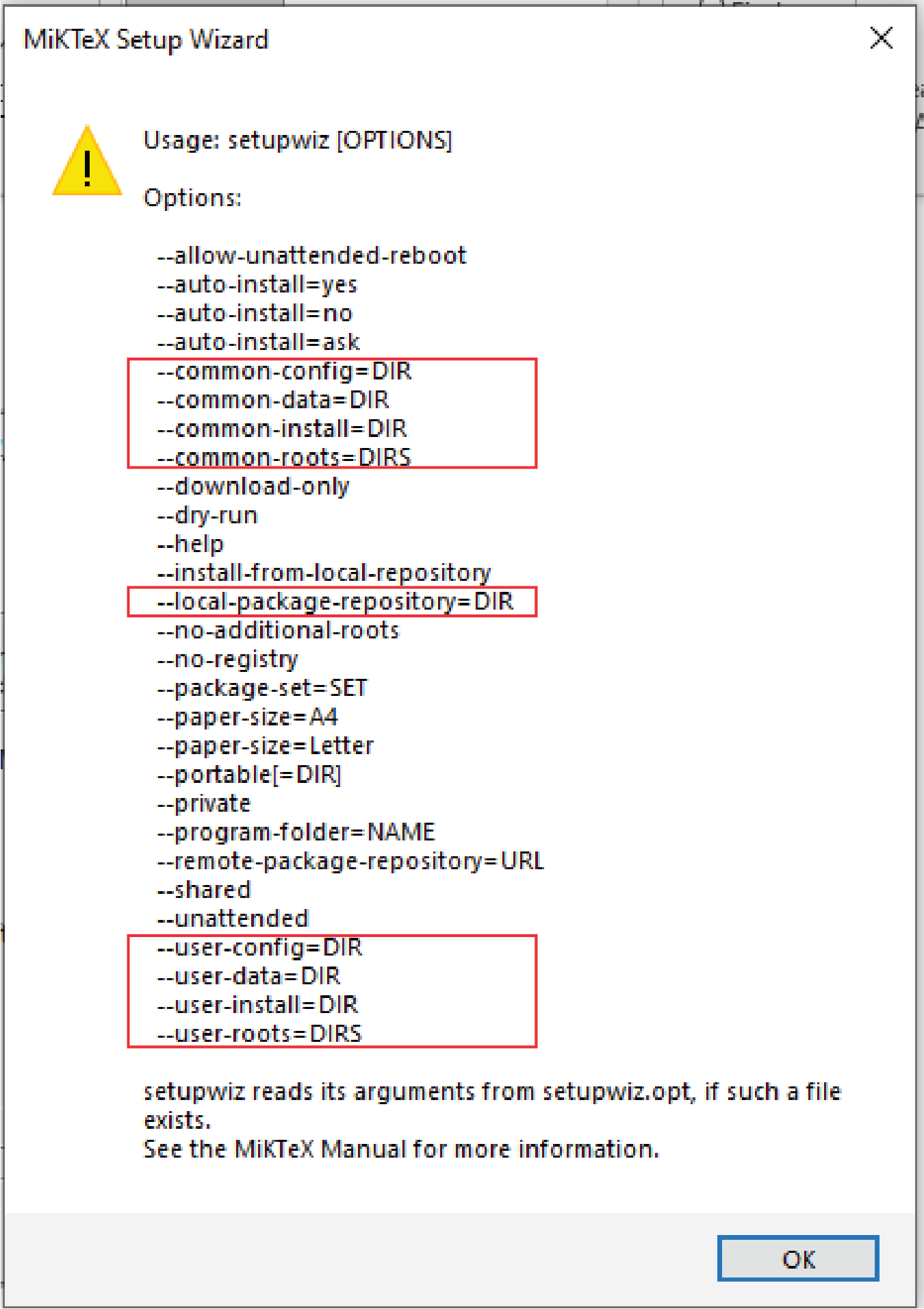 MikTex Installer: setup directory information is empty for shared install · Issue #1143 · MiKTeX ...