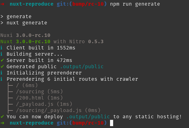 [rc 10] Nuxt Generate Not Logging Errors · Issue 14957 · Nuxt Nuxt · Github