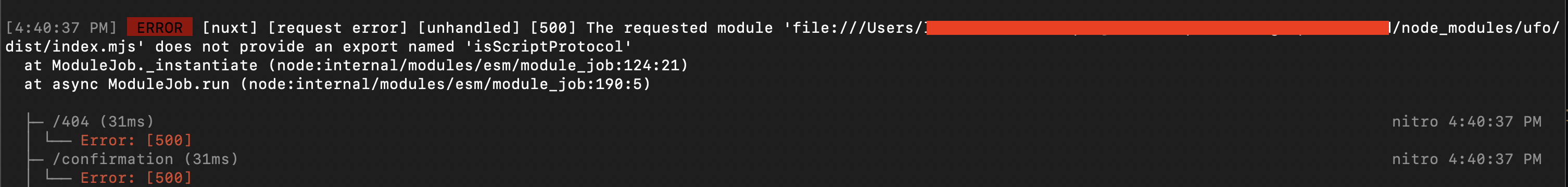 Nuxt Generate Does Not Provide An Export Named Isscriptprotocol · Issue 23017 · Nuxtnuxt
