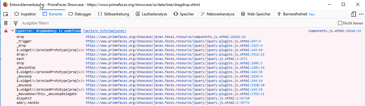 Tree: swapping root elements by drag drop causes an Error · Issue #4312 · primefaces/primefaces ...