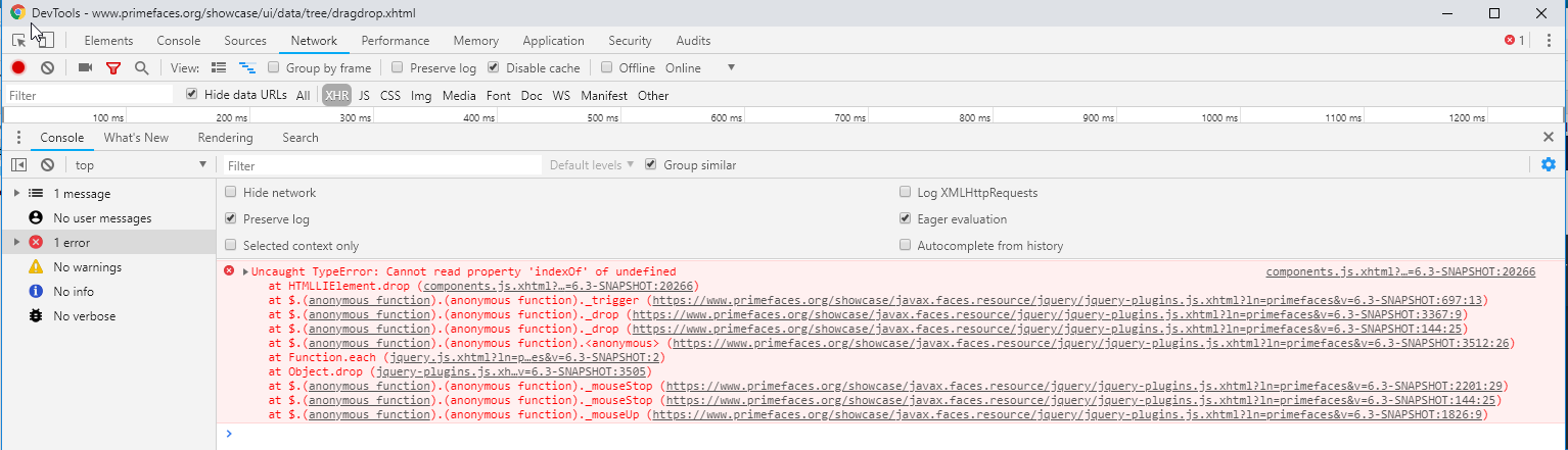Tree: swapping root elements by drag drop causes an Error · Issue #4312 · primefaces/primefaces ...