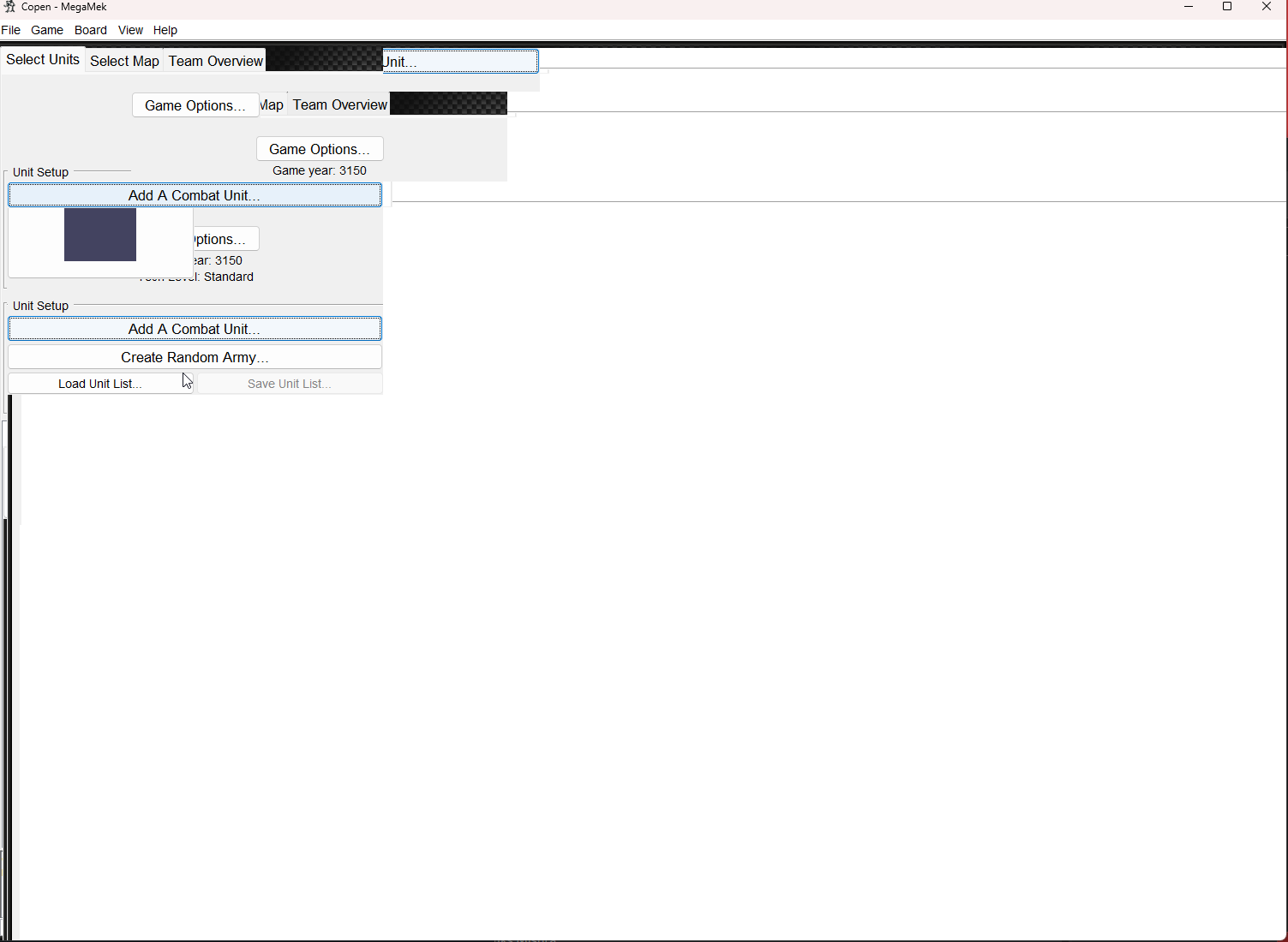 UI Bug - Screen redraw issue when hitting select player dropdown. · Issue #4042 · MegaMek ...