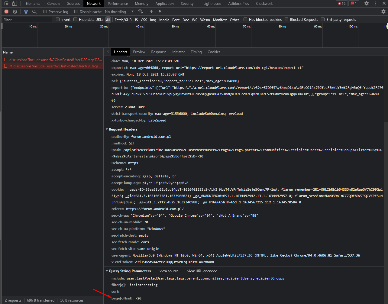 [Pusher] Discussion list pagination breaks when clicking on the update button · Issue #3111 ...