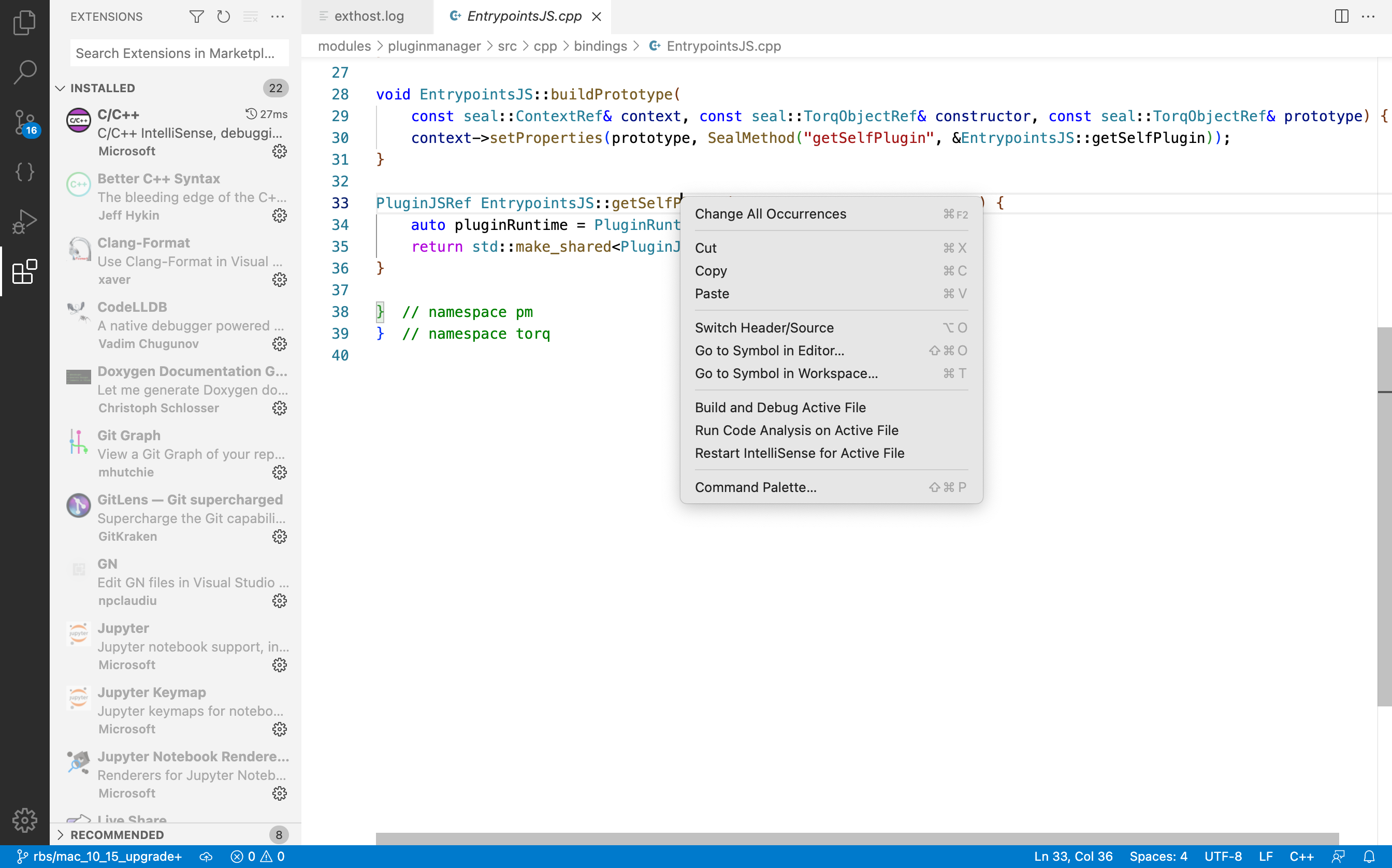 [Regression] C++ Intelligence is not working now · Issue #144382 ...
