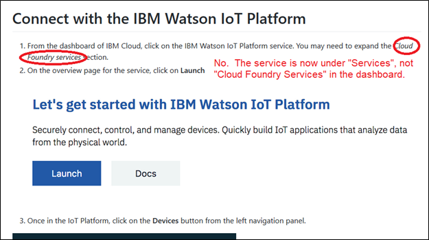 Update to mention of where IoT service is found in dashboard · Issue #9 · IBM/assetTracking · GitHub