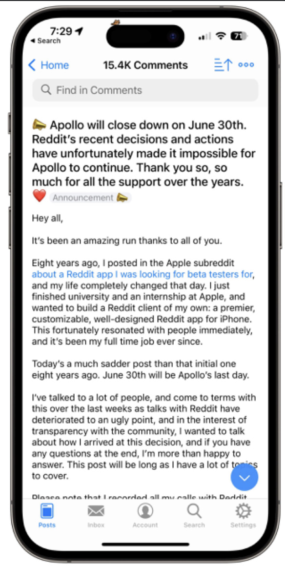 [Feature Request] Button to jump to next top-level comment · Issue #384 · aeharding/voyager · GitHub