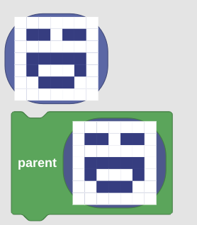 Bitmap field renders outside of block bounds in zelos · Issue #2021 · google/blockly-samples ...