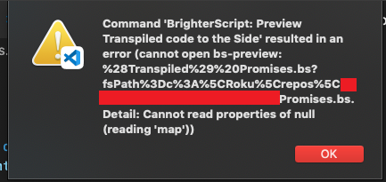 BrighterScript Preview broken in ssh mode · Issue #404 · rokucommunity ...
