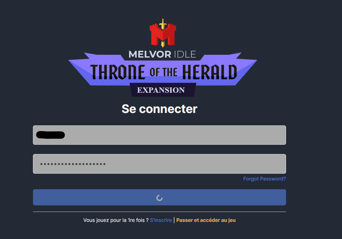 [Bug]: Game no longer authenticate on desktop · Issue #2938 · MelvorIdle/melvoridle.github.io ...