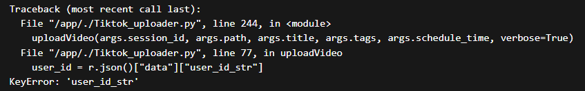 Problem in Container · Issue #10 · MiniGlome/Tiktok-uploader · GitHub